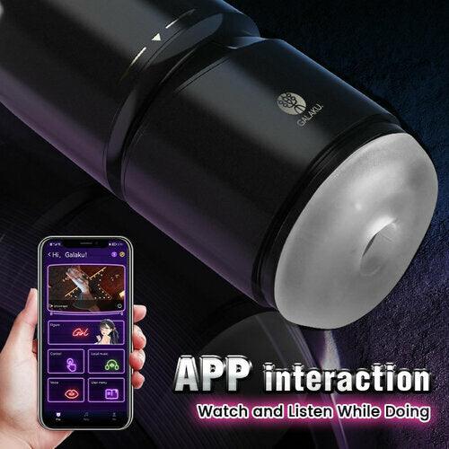 GALAKU - Vacuum Suction Vibration App Control Male Masturbator – propinkup