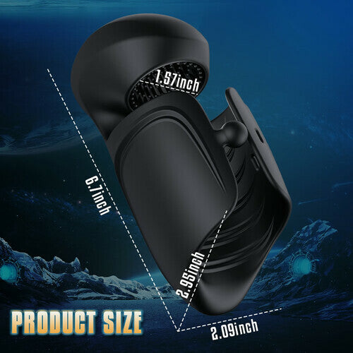 ALIEN Automatic Adjustable Buckle 10 Vibrating Modes Masturbation Cup ...