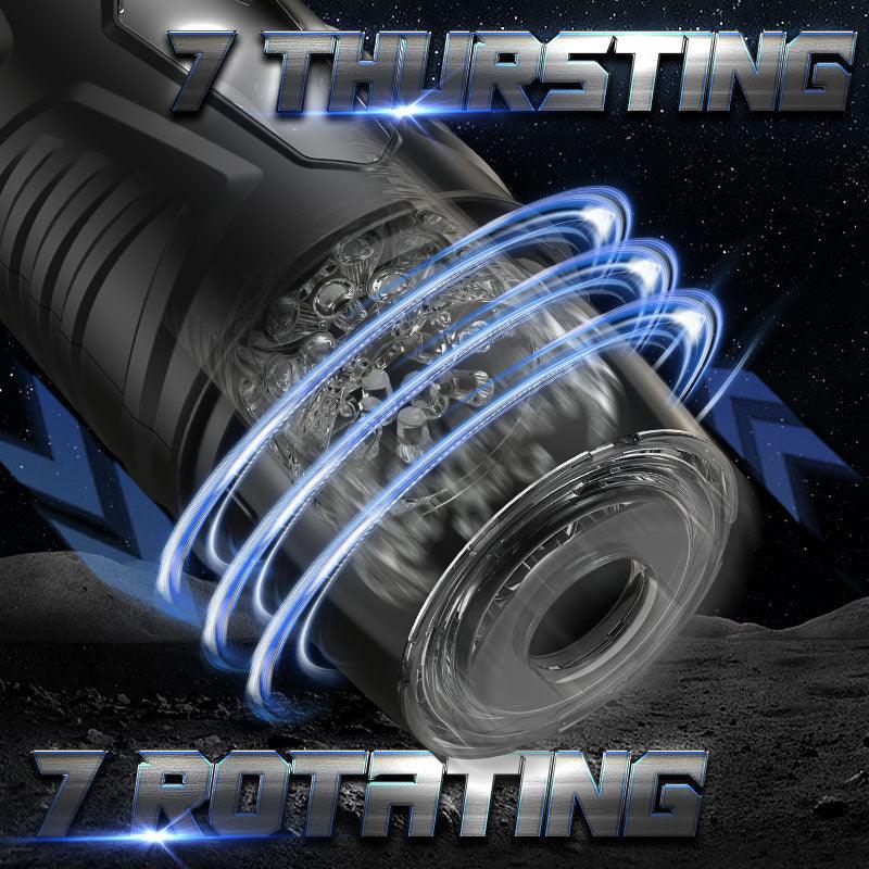 Cedric-7 Thrusting & Rotating Modes Strong Suction Penis Stimulation M ...